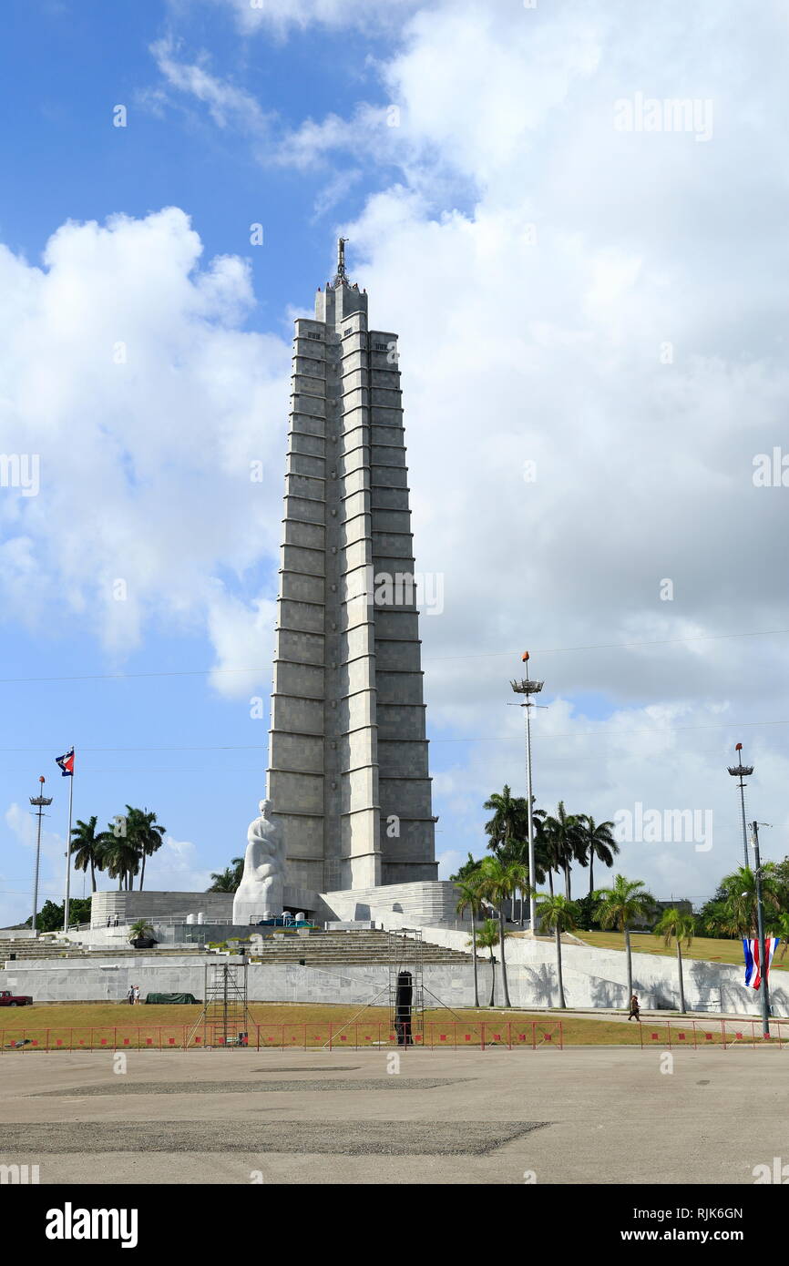 Havana, Revolution Square, Cuba - May 1 for hiking and celebrations ...