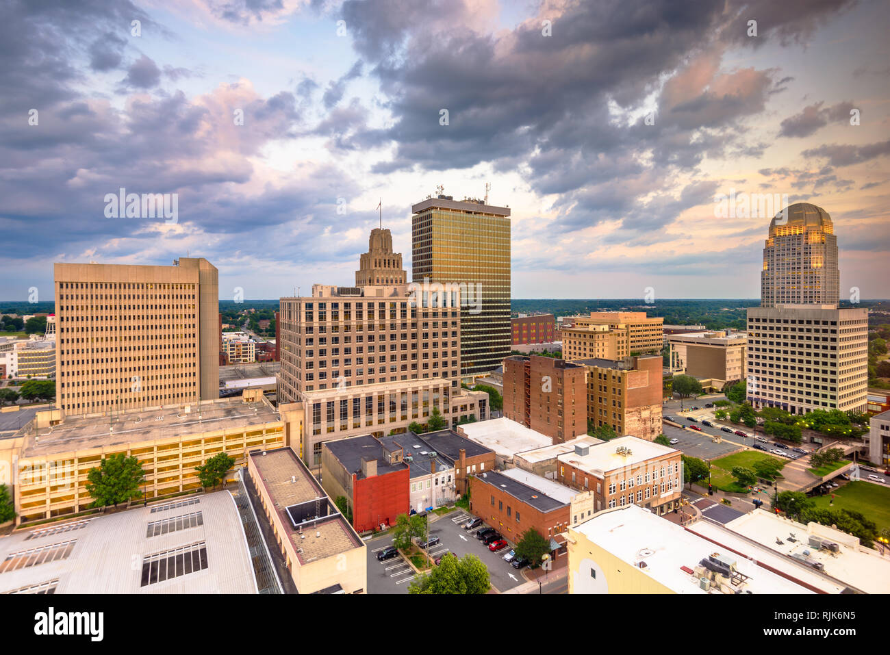 Winston salem nc downtown hi-res stock photography and images - Alamy