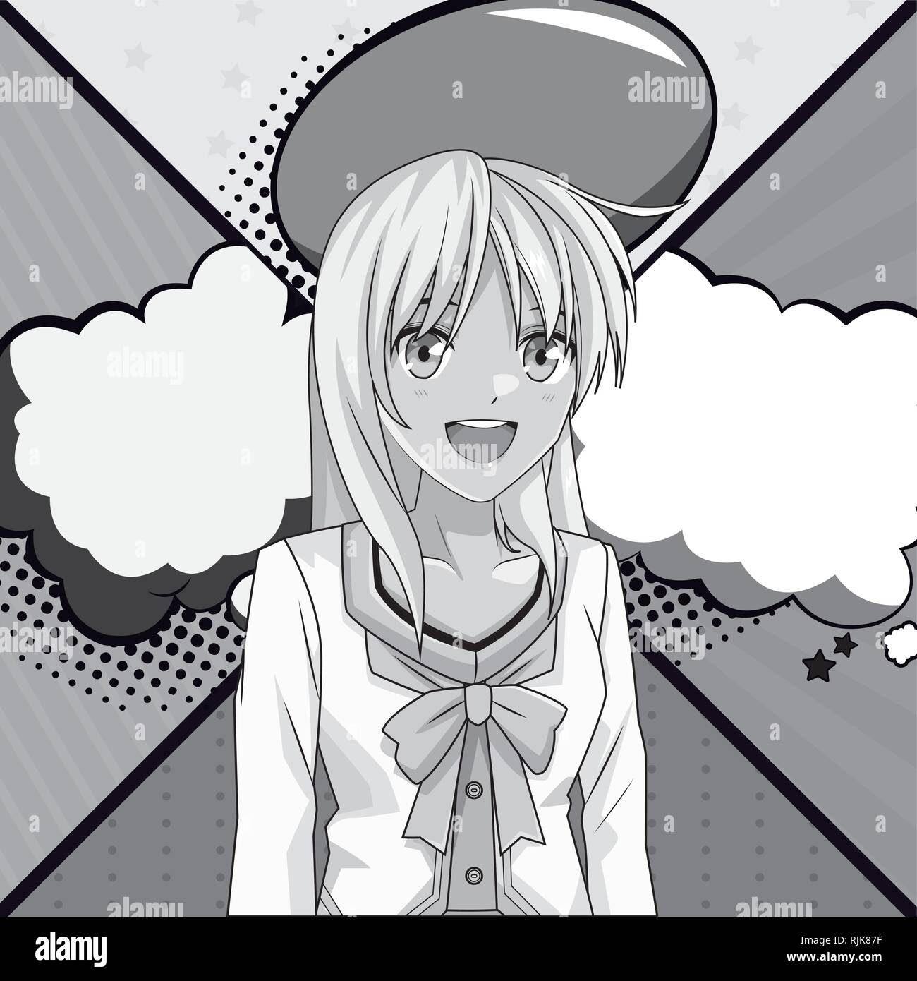 anime manga man Stock Vector Image & Art - Alamy