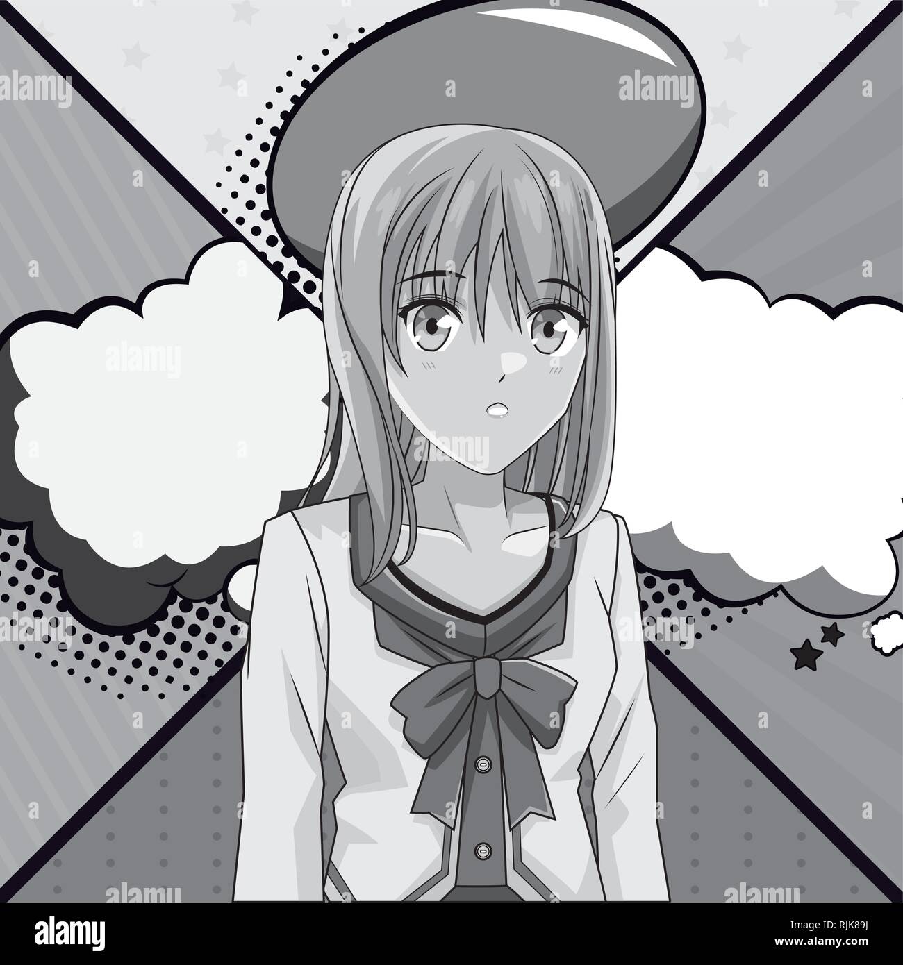 anime manga man Stock Vector Image & Art - Alamy