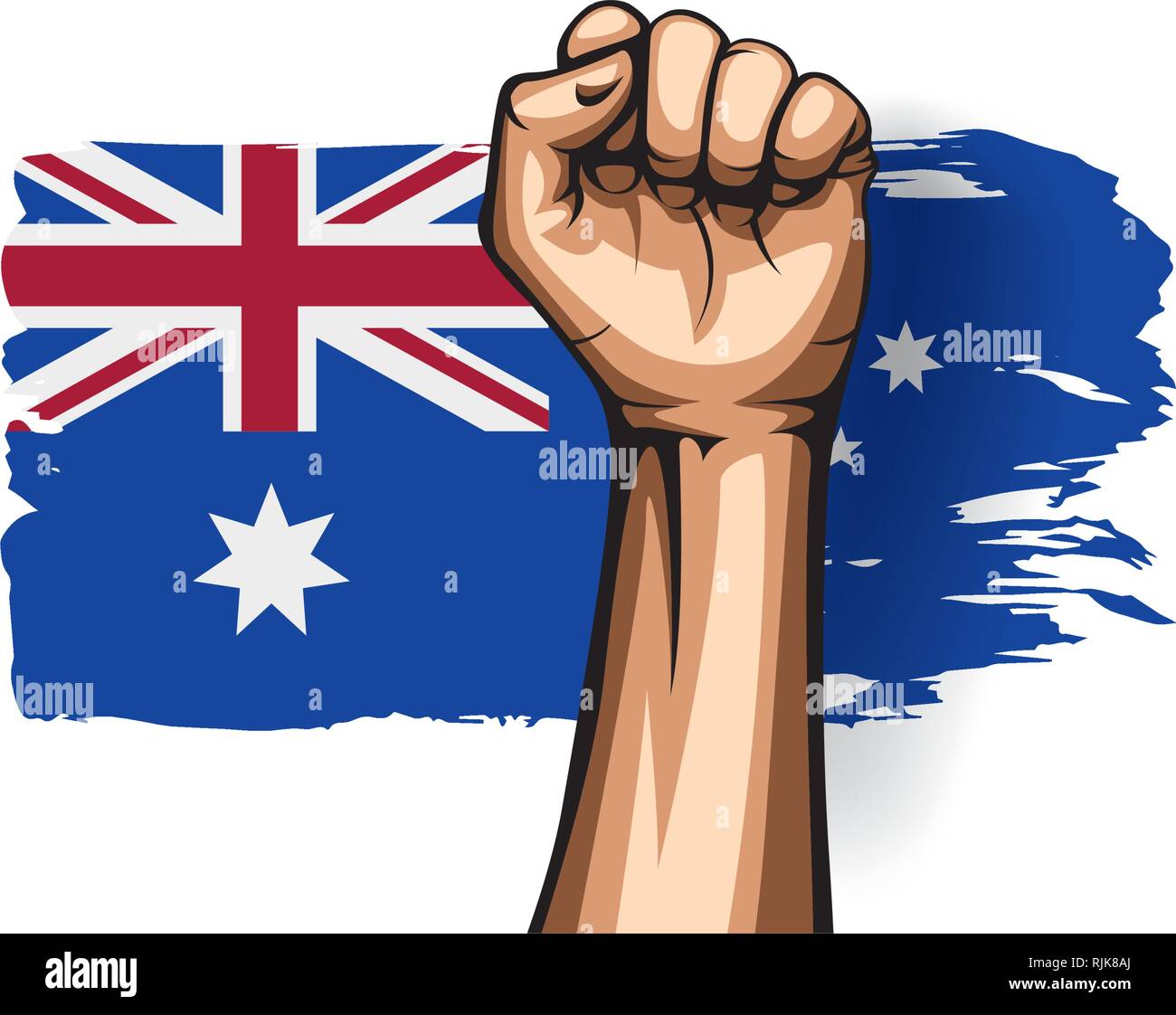 Australian fist Stock Vector Images - Alamy