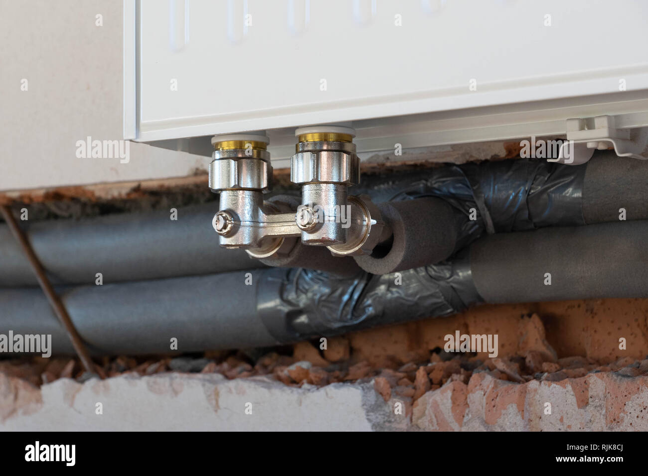 Central heating pipelines hi-res stock photography and images - Alamy