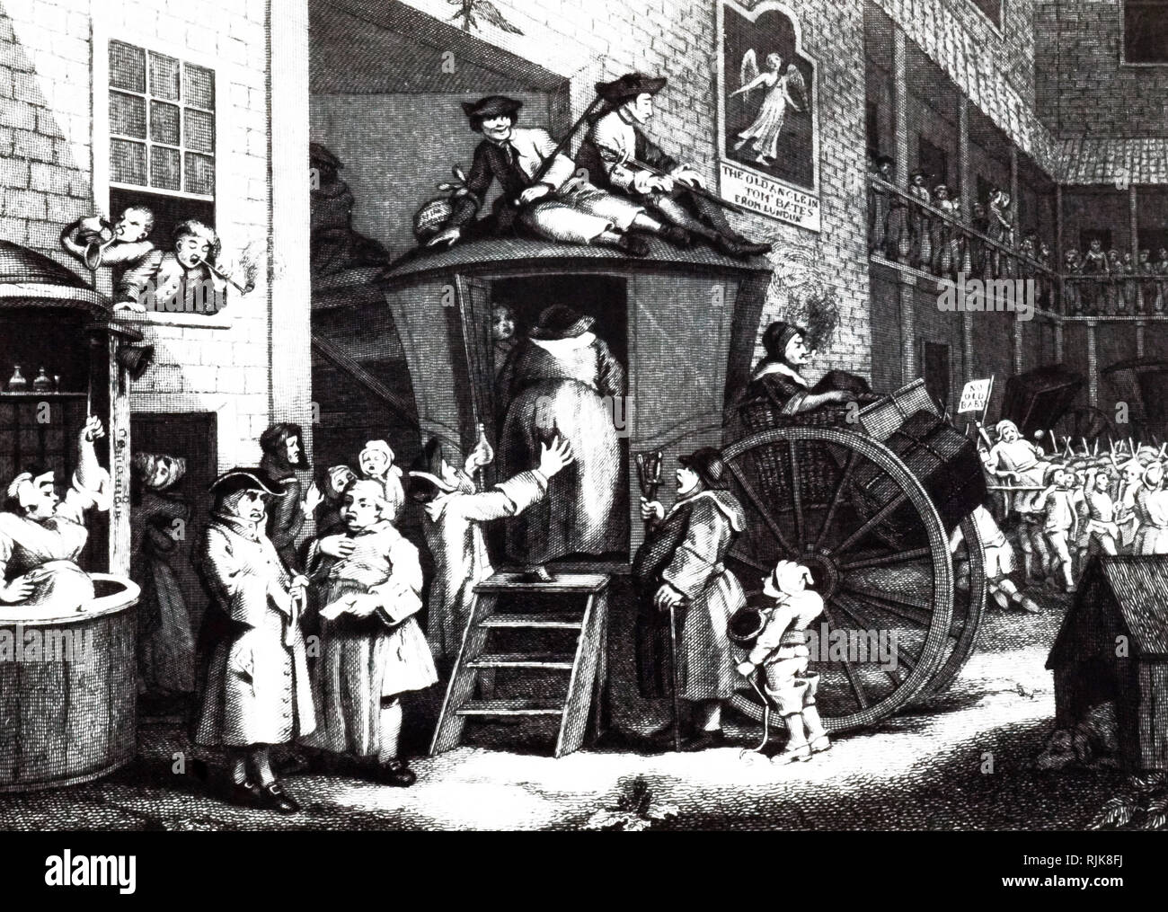 Coach and horses 18th century hi-res stock photography and images - Alamy