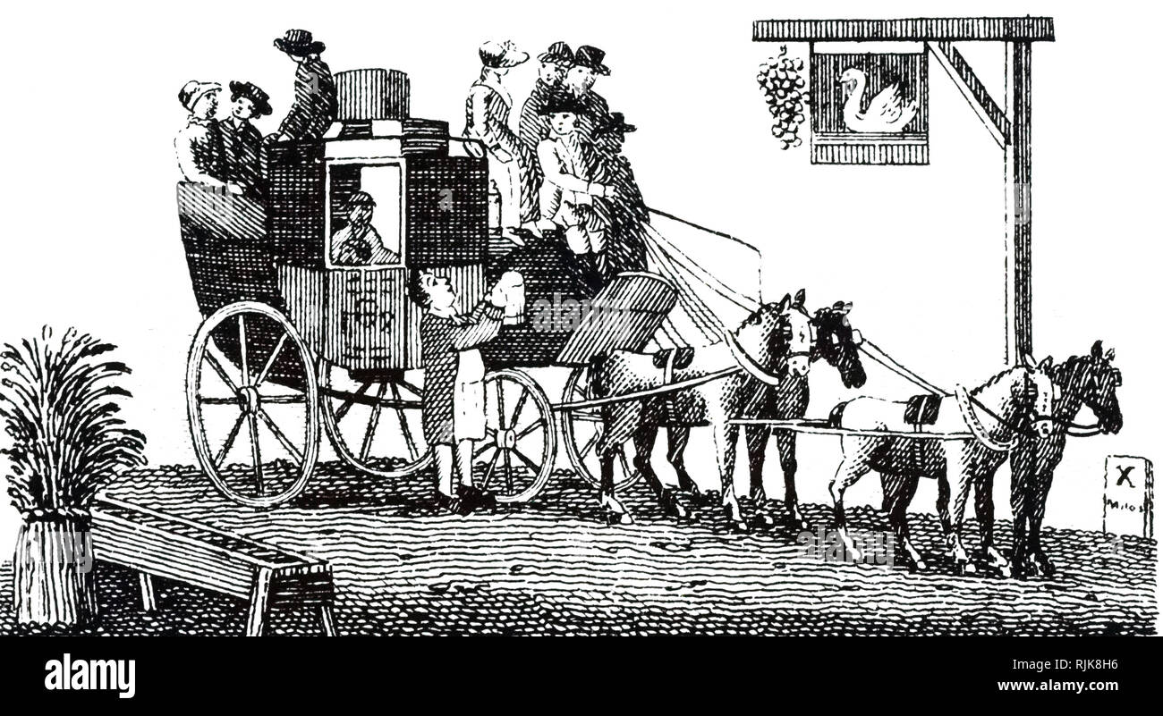 19th century horse drawn stagecoach hi-res stock photography and images - Alamy