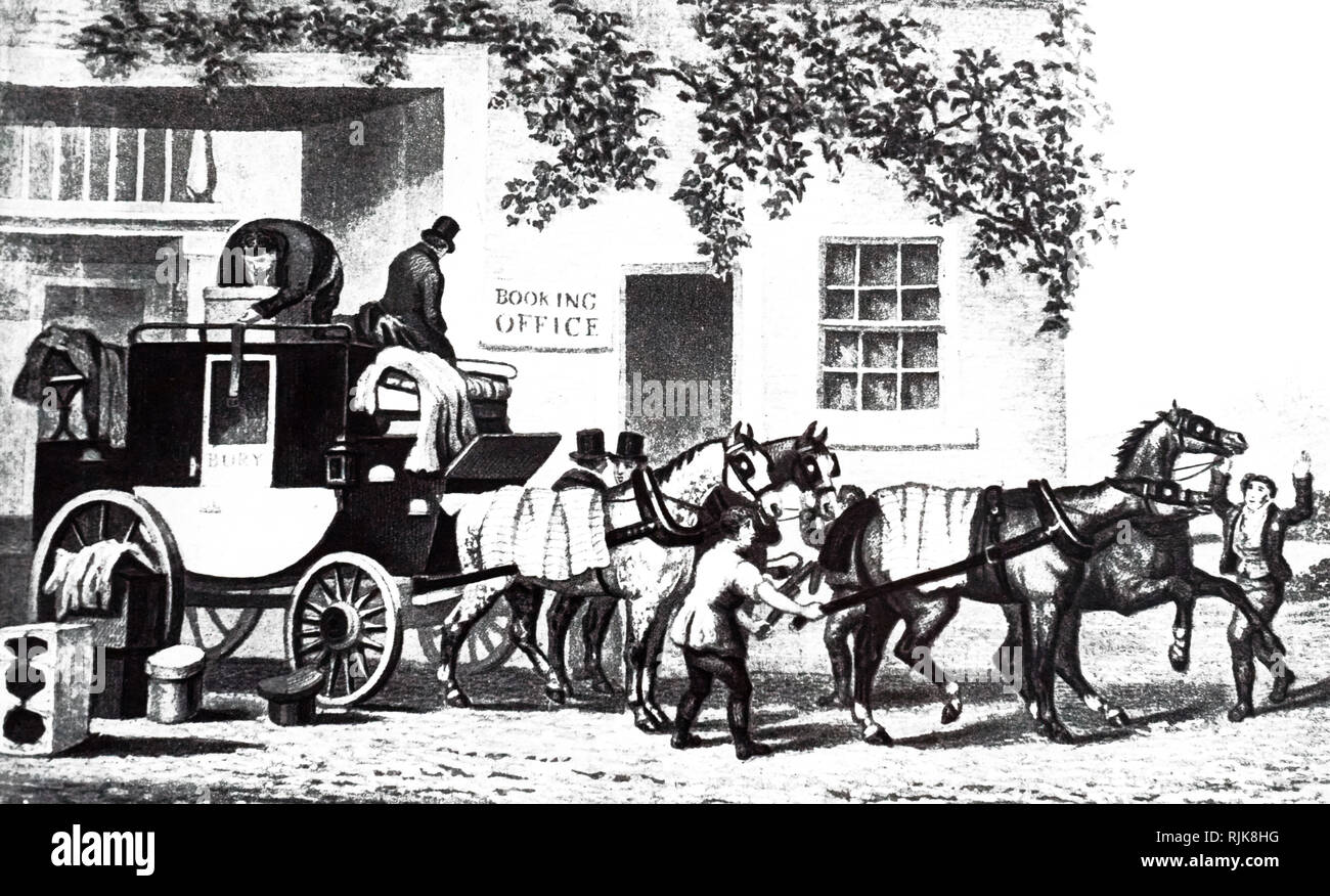 Stagecoach 19th century hi-res stock photography and images - Alamy