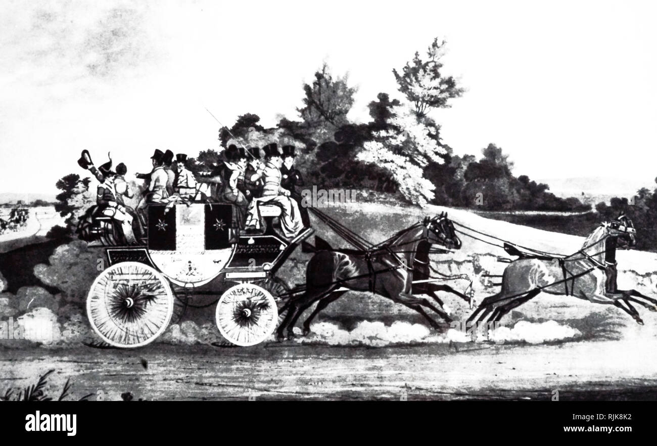 Stagecoach 19th century hi-res stock photography and images - Alamy