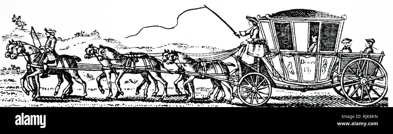 Coach and horses 18th century hi-res stock photography and images - Alamy