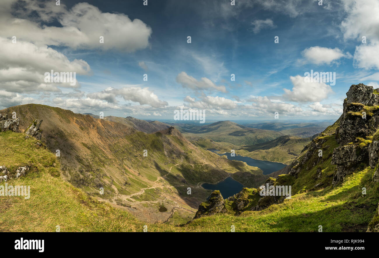 View of Snowdonia National Park, Gwynedd, Wales, UK Stock Photo - Alamy