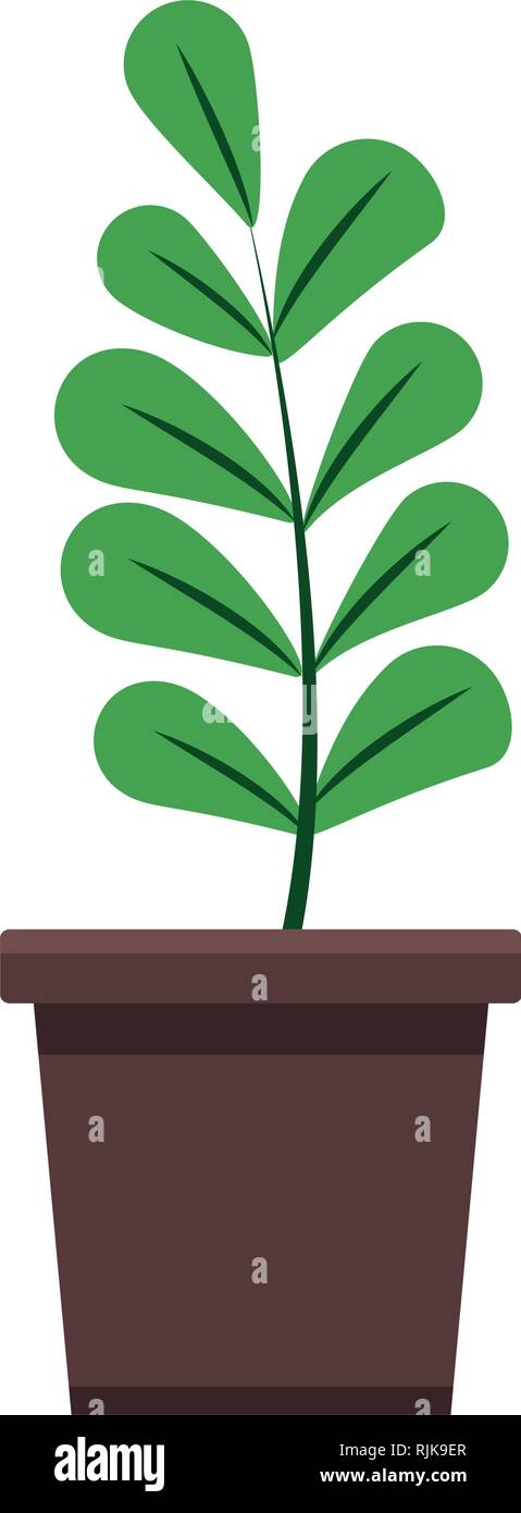 plant in pot cartoon Stock Vector Image & Art - Alamy