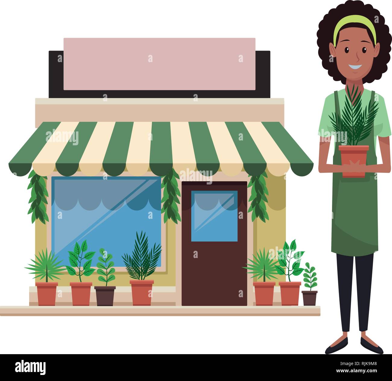 store shopping front cartoon Stock Vector Image & Art - Alamy