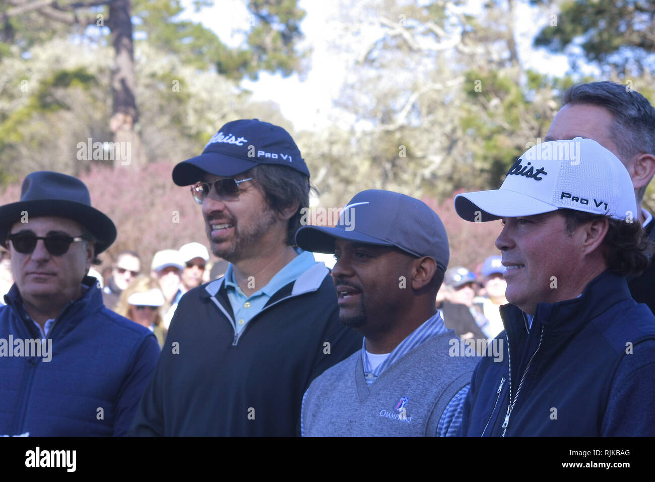 Pebble Beach Beach Golf Links, CA, USA. 6th Feb, 2019. Andy Garcia, Ray ...