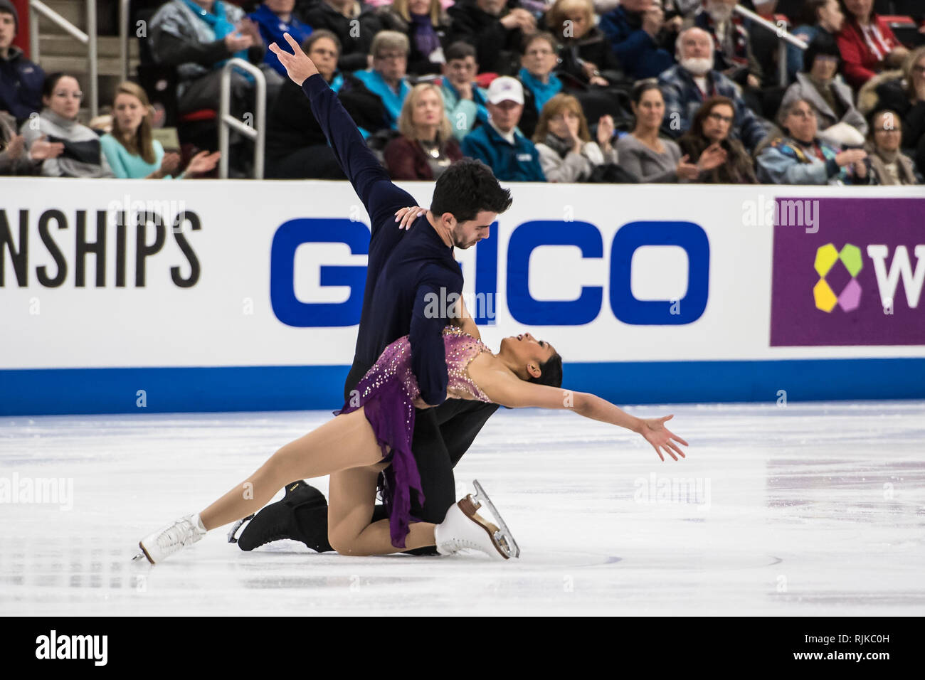 February 4, 2019 - Detroit, Michigan, U.S. - JESICA CALALANG and BRIAN ...