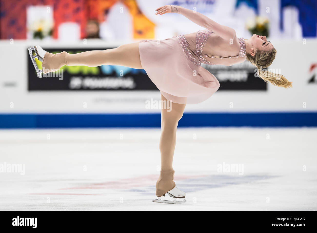 January 25, 2019 - Ann Arbor, Michigan, U.S. - AMBER GLEN competes in ...