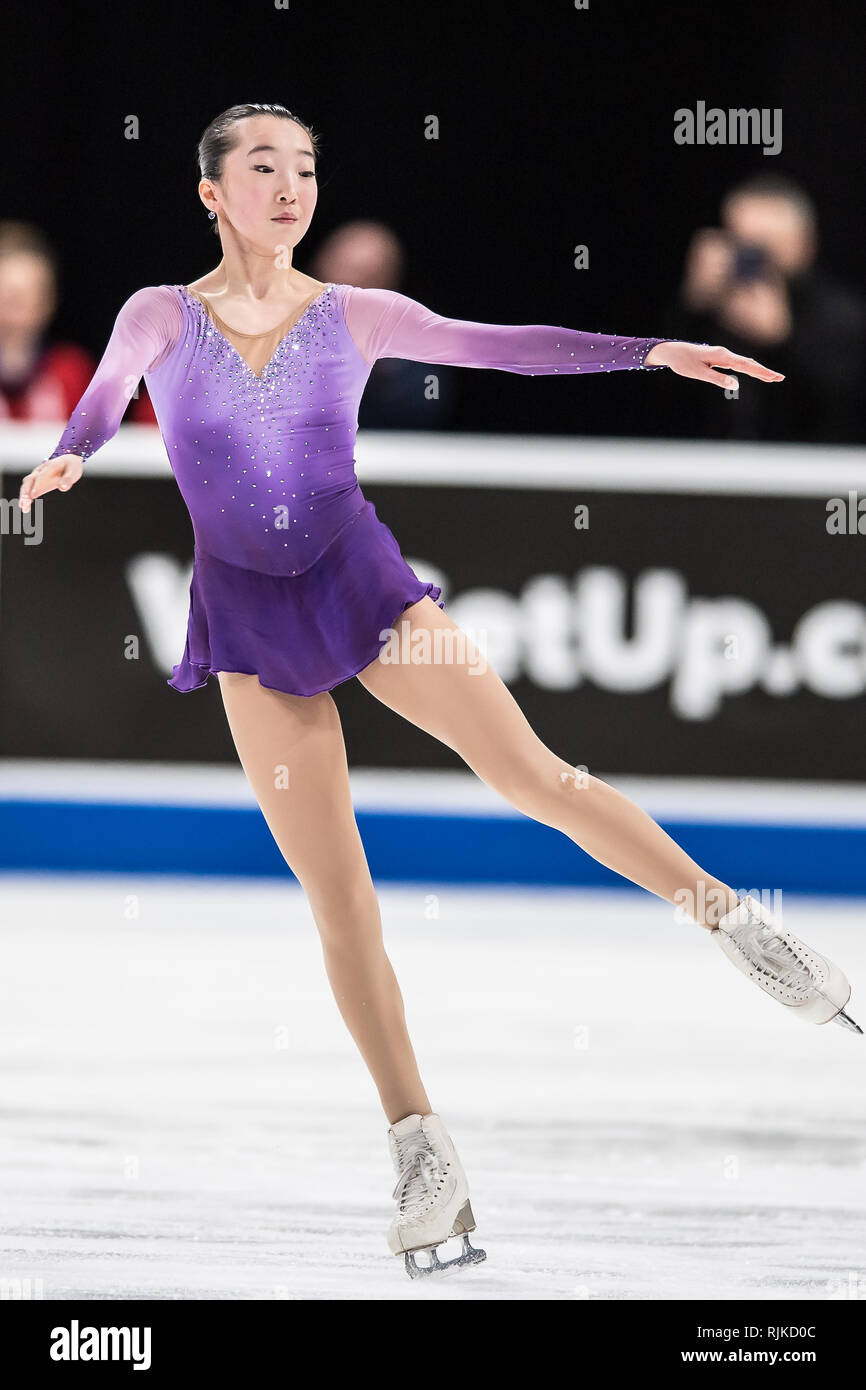 Ann Arbor, Michigan, USA. 25th Jan, 2019. TING CUI competes in the ...