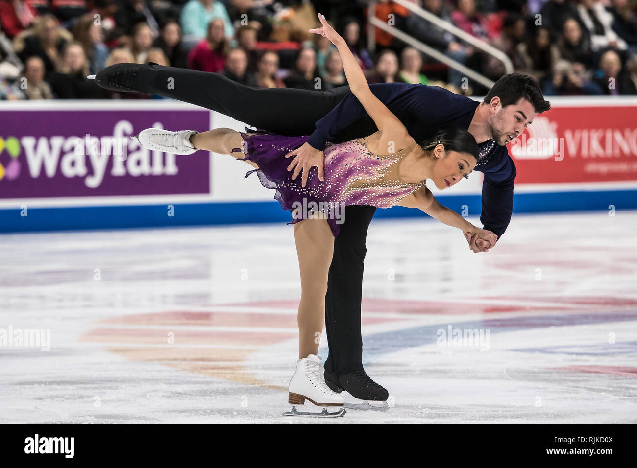 Detroit, Michigan, USA. 4th Feb, 2019. JESICA CALALANG and BRIAN ...
