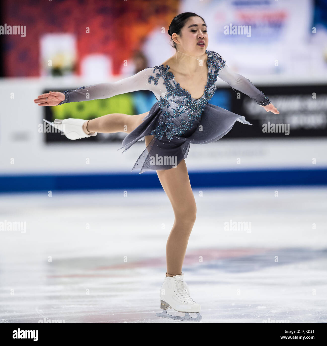 Ann Arbor, Michigan, USA. 25th Jan, 2019. EMMY MA competes in the ...