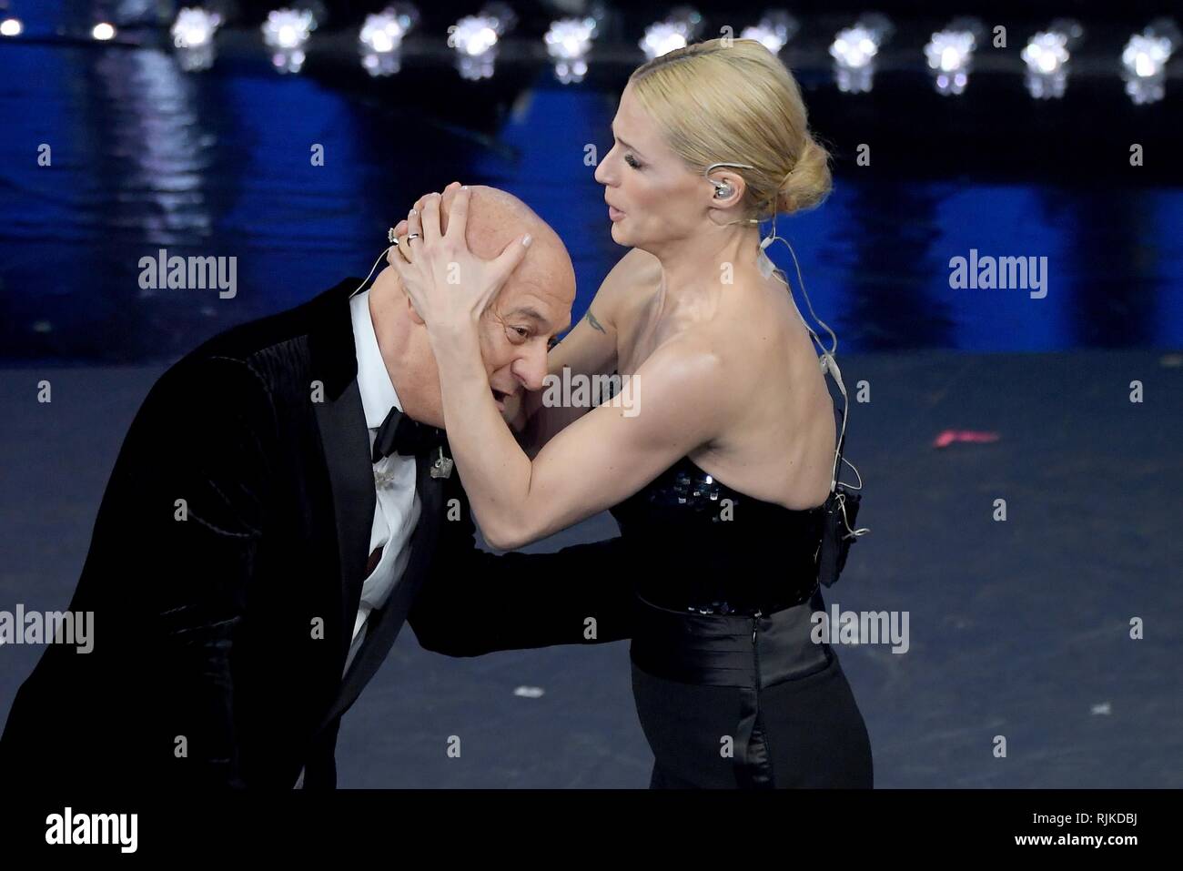 Sanremo, 69th Festival of Italian song 2019. Second evening. Michelle ...