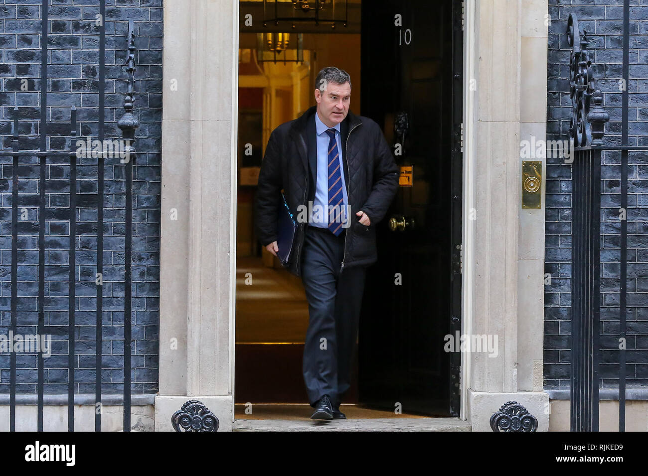 David Gauke - Justice Secretary seen departing from No 10 Downing ...