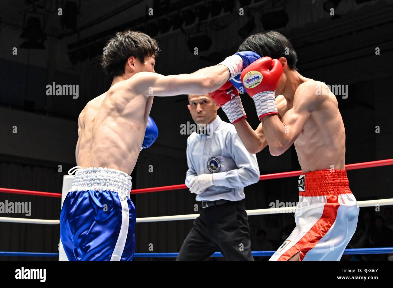 Tokyo, Japan. 6th Feb, 2019. (L-R) Masahiro Tanaka (JPN), Koji Tanaka ...