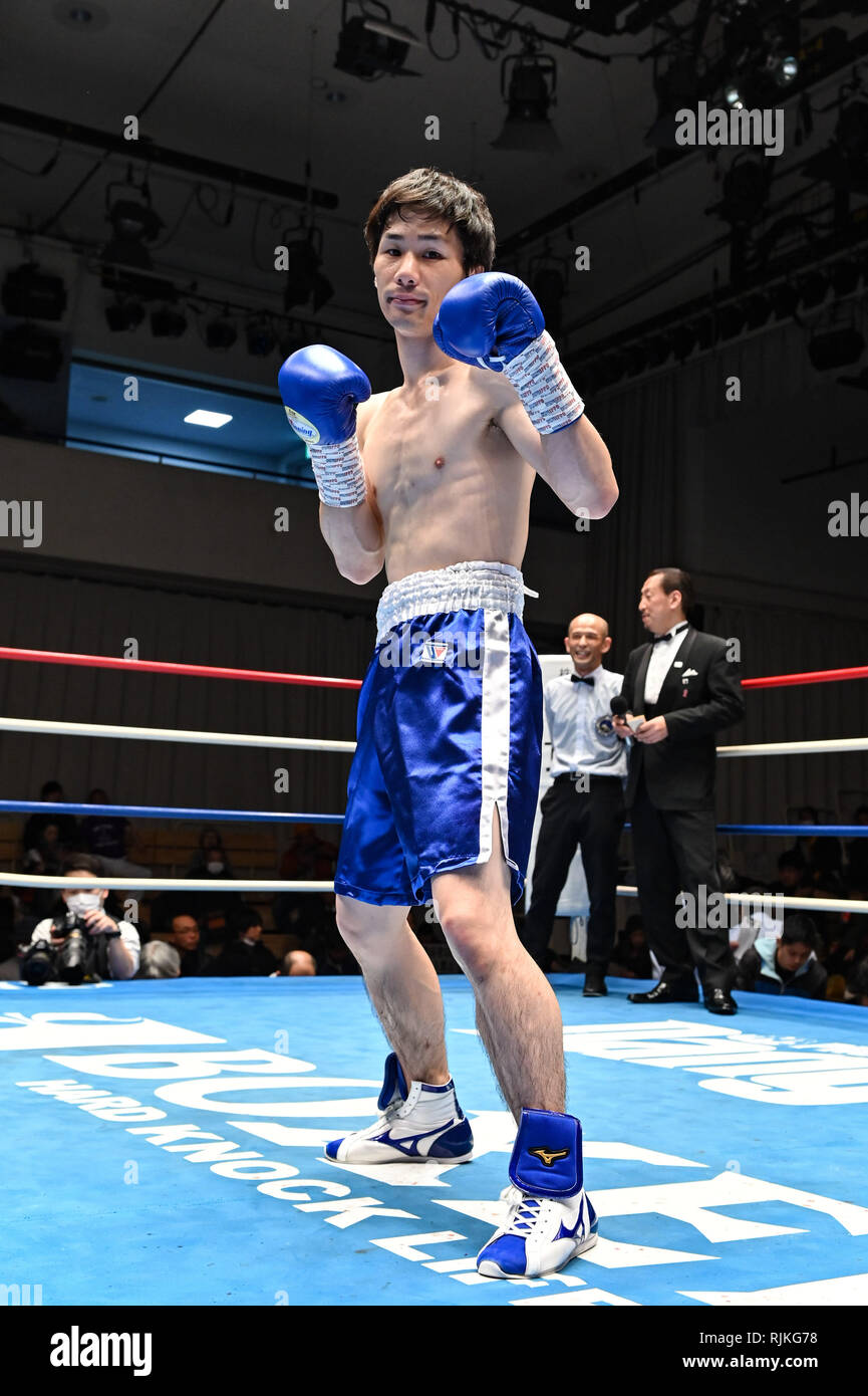 Tokyo, Japan. 6th Feb, 2019. Masahiro Tanaka (JPN) Boxing : Masahiro ...