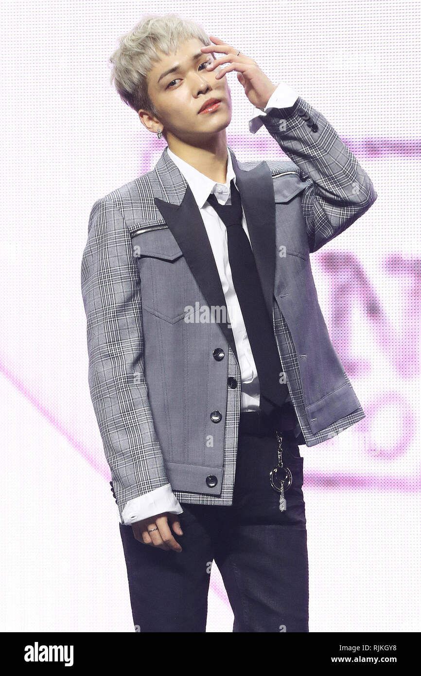 07th Feb, 2019. S. Korean boy group ONF U, a member of South Korean boy ...