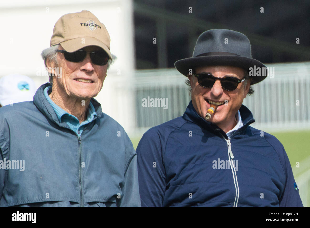 PEBBLE BEACH, CALIFORNIA - FEBRUARY 06: Clint Eastwood, Andy Garcia ...