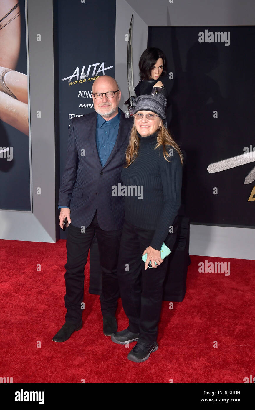 Los Angeles, USA. 05th Feb, 2019. Steve Joyner and Caylah Eddlebute at ...