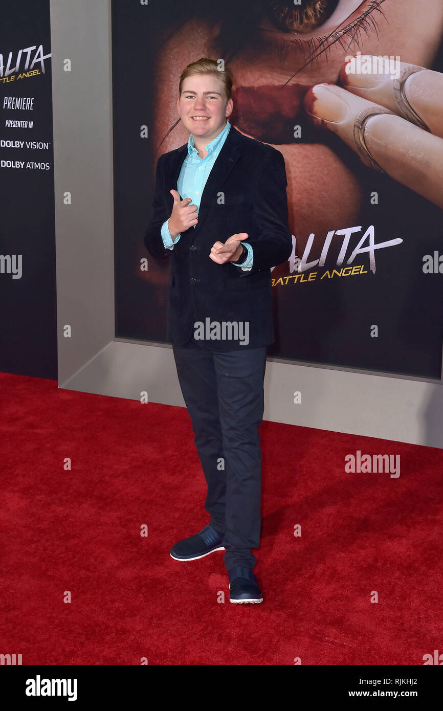 Los Angeles, USA. 05th Feb, 2019. Connor Dean at the premiere of the ...