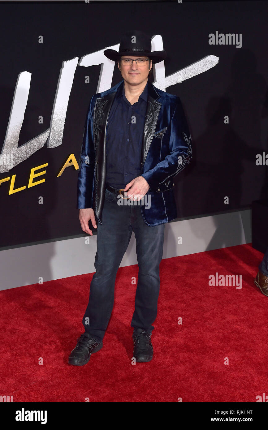 Robert Rodriguez at the premiere of the movie 'Alita: Battle Angel' at ...