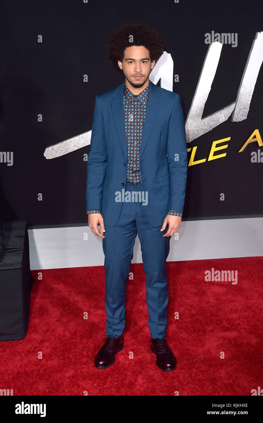 Los Angeles, USA. 05th Feb, 2019. Jorge Lendeborg Jr. at the premiere ...