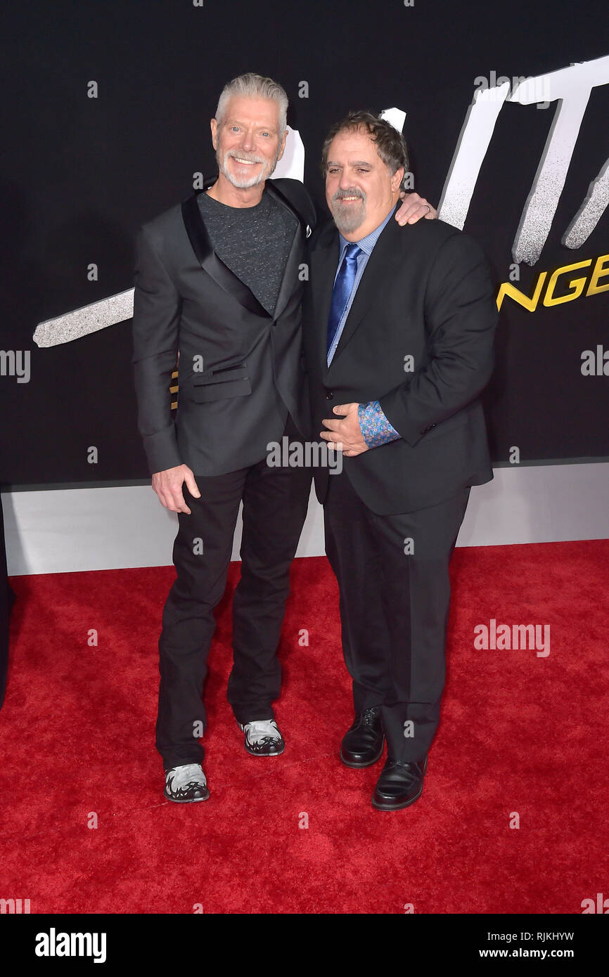 Los Angeles, USA. 05th Feb, 2019. Stephen Lang and Jon Landau at the premiere of the movie ...