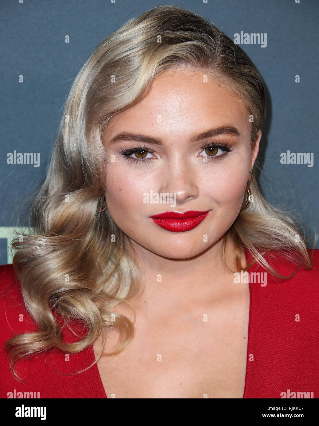 PASADENA, LOS ANGELES, CA, USA - FEBRUARY 06: Actress Natalie Alyn Lind ...