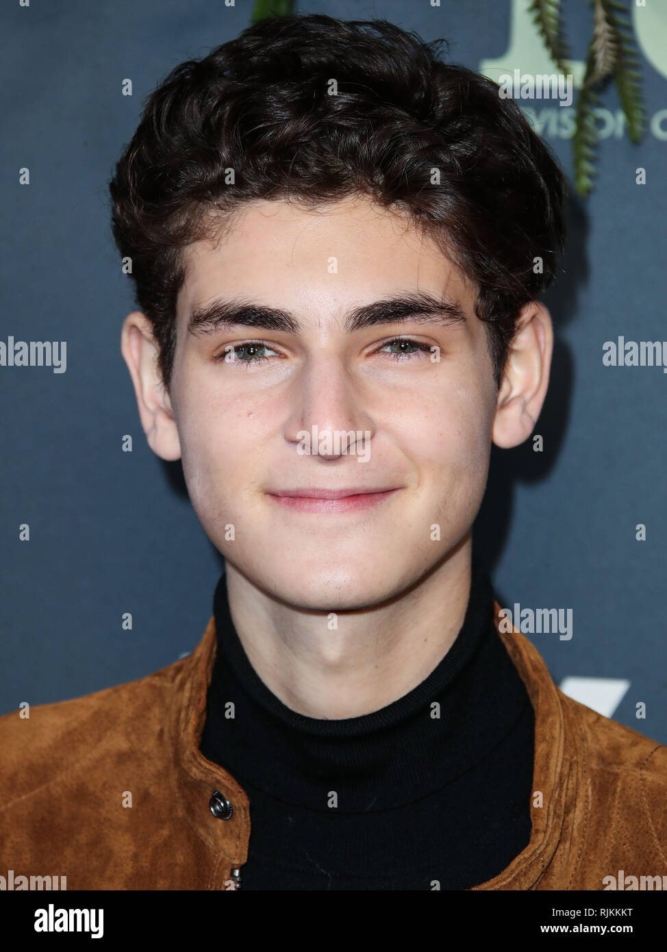 PASADENA, LOS ANGELES, CA, USA - FEBRUARY 06: David Mazouz arrives at ...