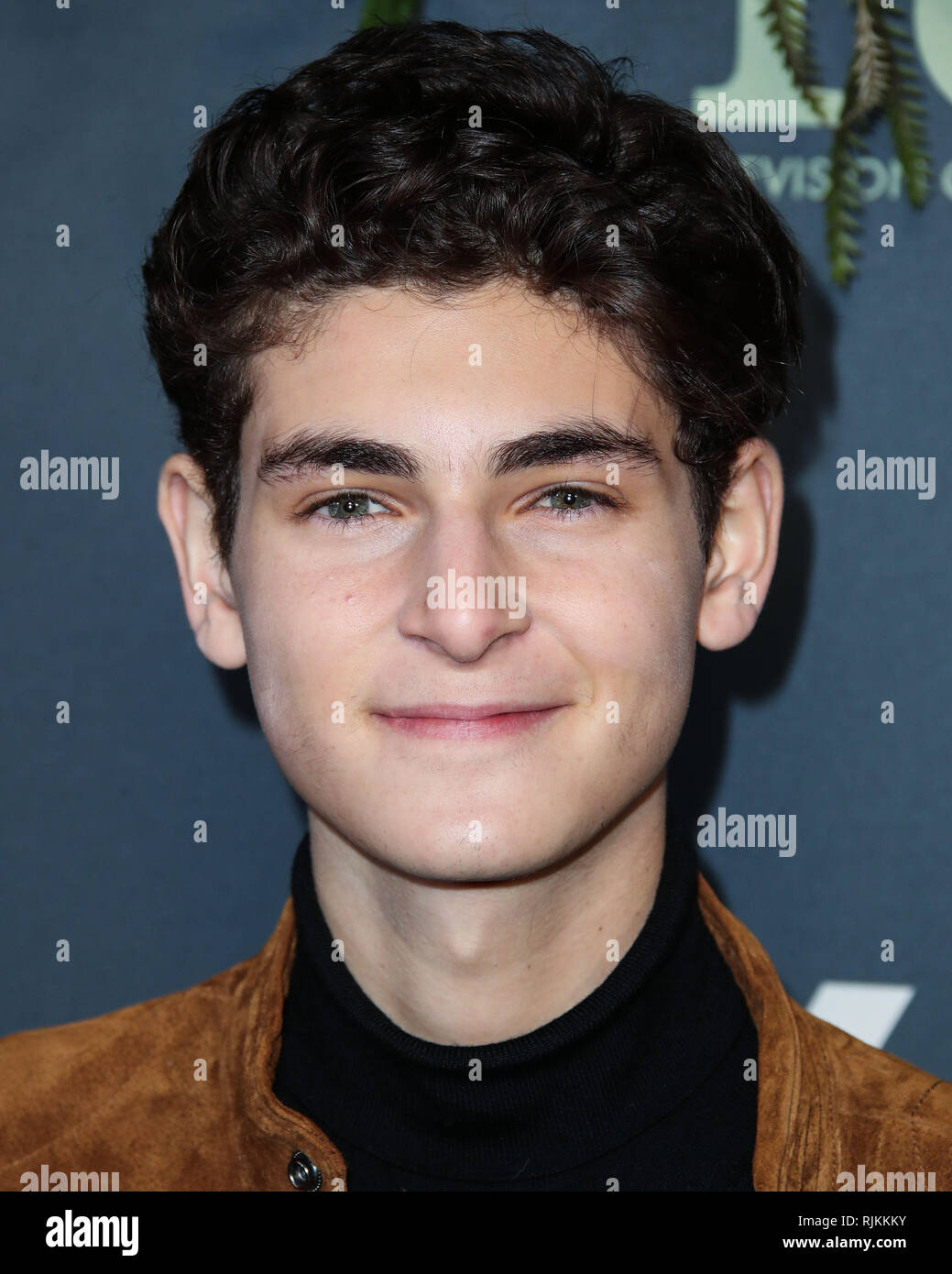 PASADENA, LOS ANGELES, CA, USA - FEBRUARY 06: David Mazouz arrives at ...