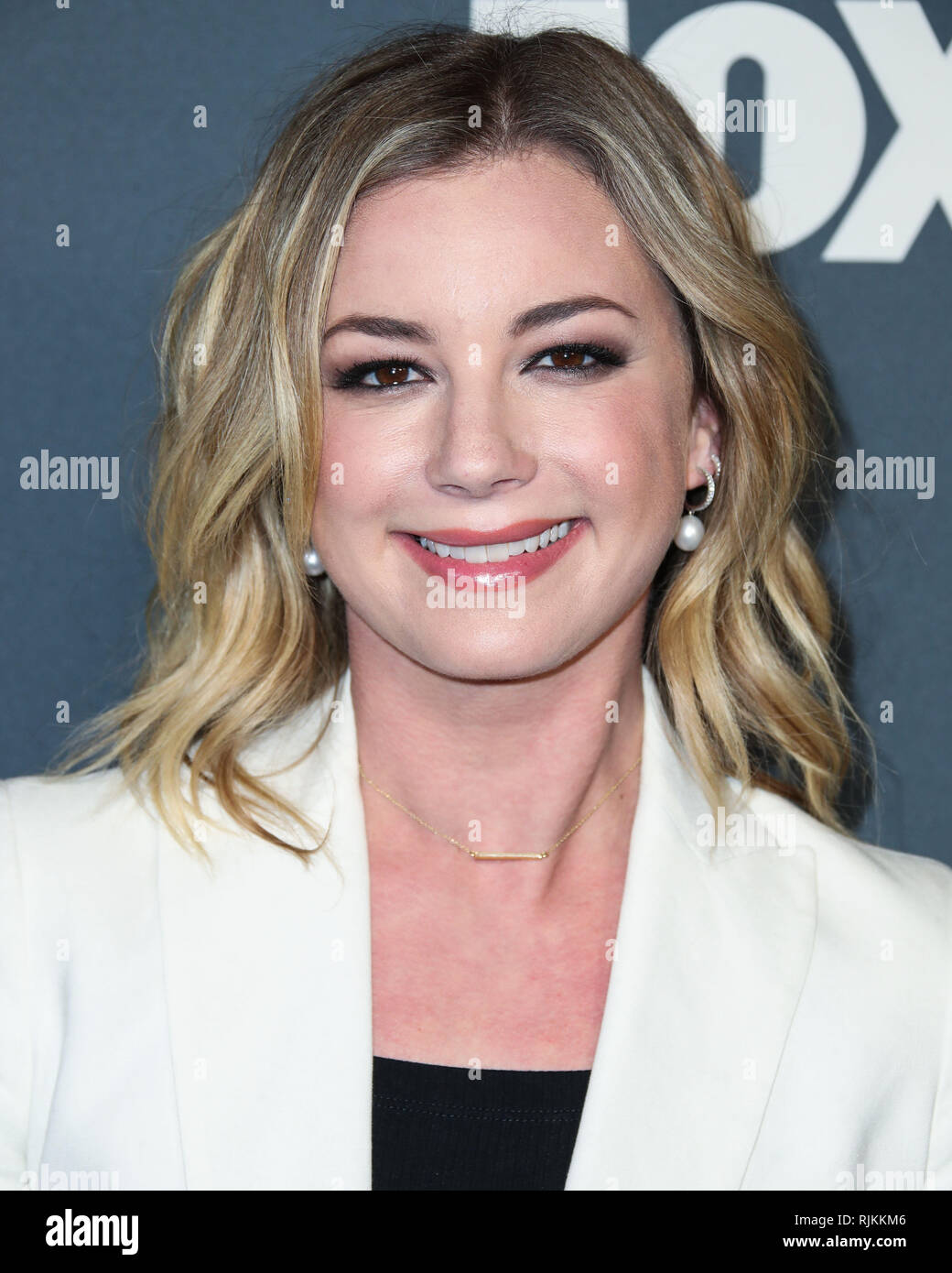 PASADENA, LOS ANGELES, CA, USA - FEBRUARY 06: Actress Emily VanCamp ...