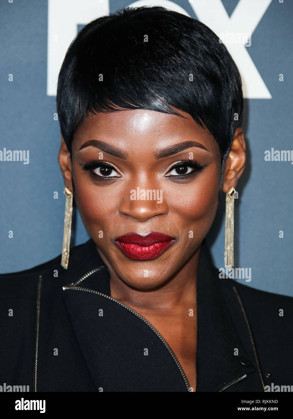 PASADENA, LOS ANGELES, CA, USA - FEBRUARY 06: Actress Caroline Chikezie ...