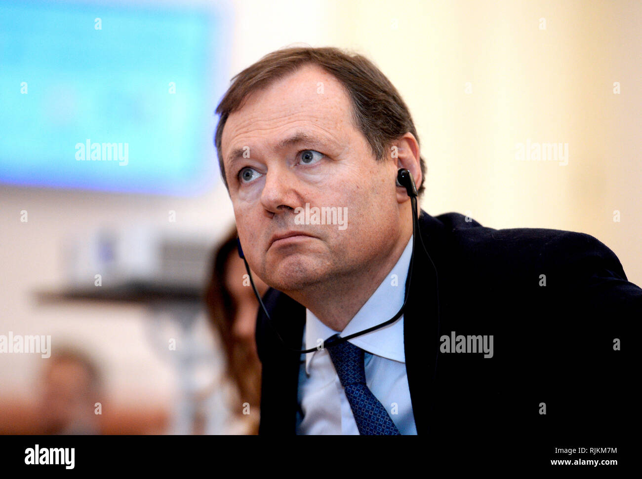 Prague, Czech Republic. 07th Feb, 2019. Roberto Viola, Director General ...