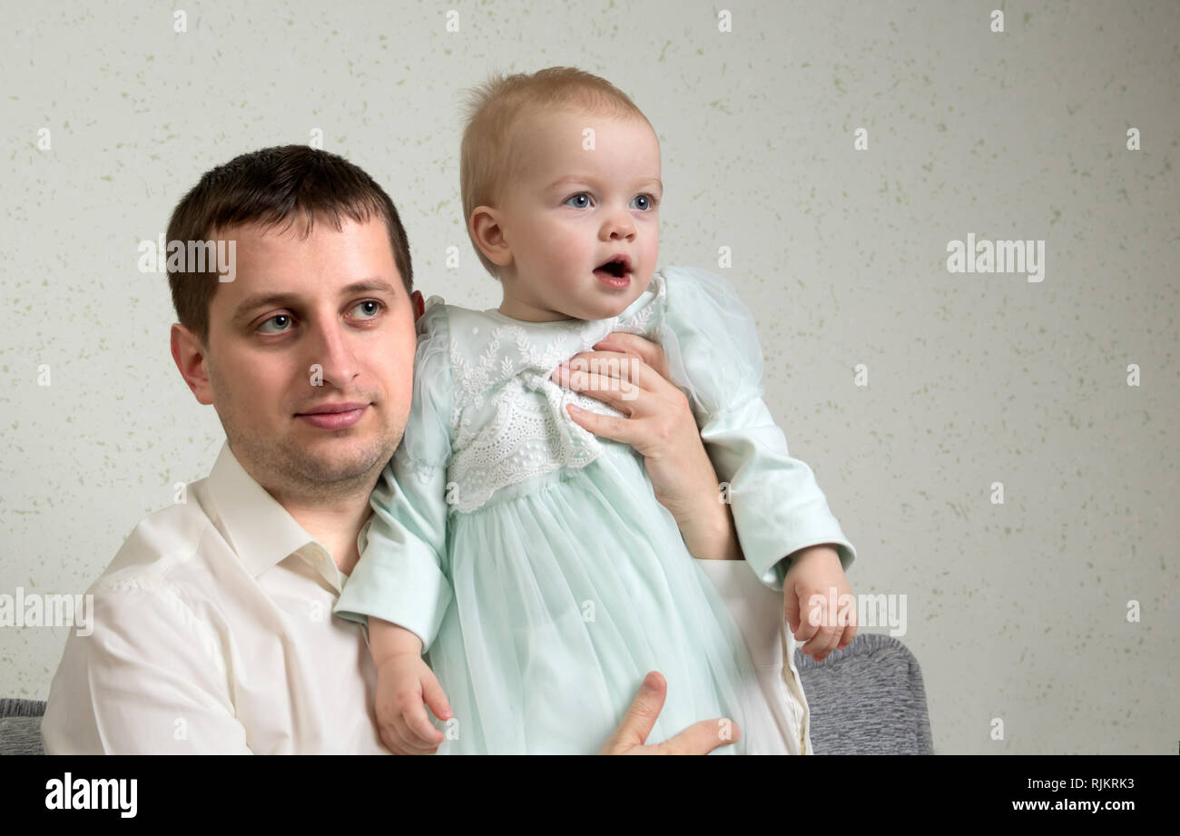 Young handsome father little baby hi-res stock photography and images ...