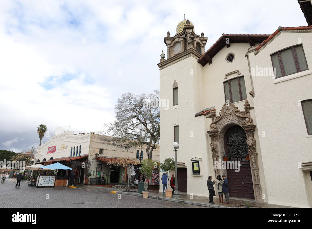 Olvera Street (Calle Olvera or Placita Olvera) is a historic district ...
