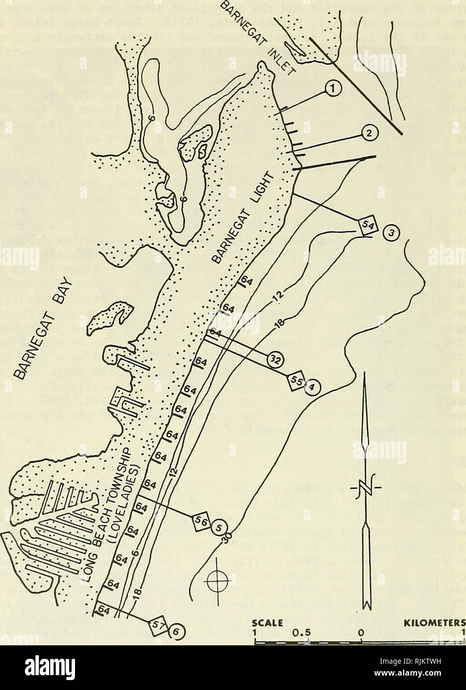 Barnegat map hi-res stock photography and images - Alamy