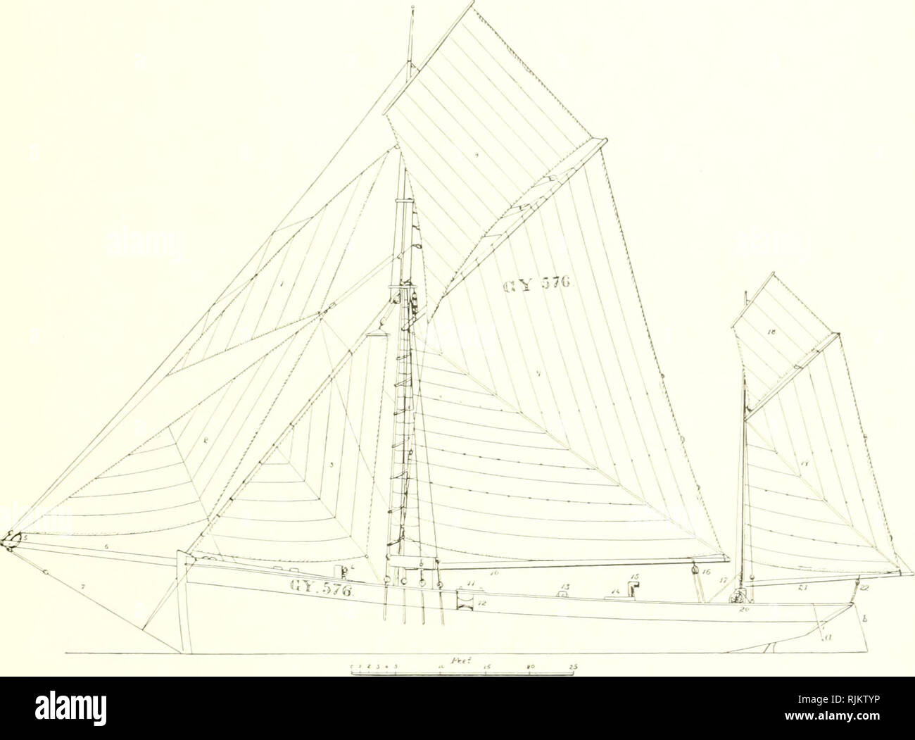 . The beam-trawl fishery of Great Britain. Trawls and trawling ...
