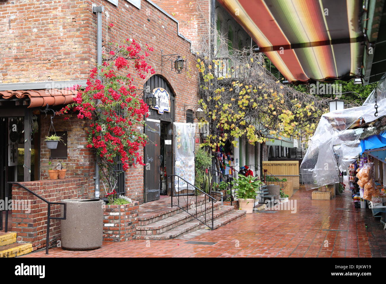 Olvera Street (Calle Olvera or Placita Olvera) is a historic district in downtown Los Angeles ...