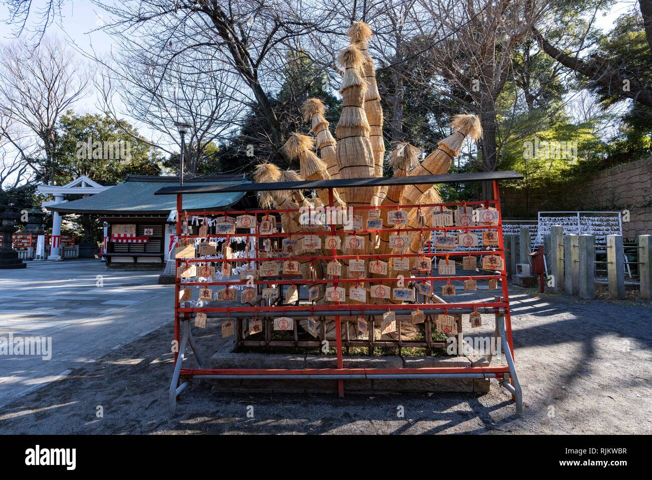 Ema, Ryusenji temple known as Meguro Fudo, Meguro-Ku, Tokyo, Japan ...