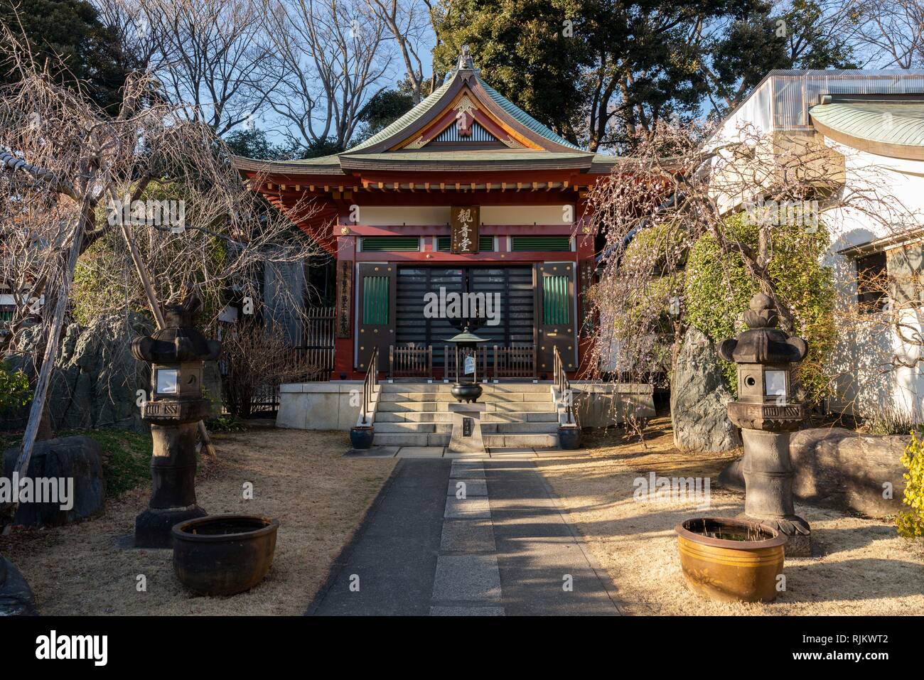 Ryusenji temple known as Meguro Fudo, Meguro-Ku, Tokyo, Japan Stock ...