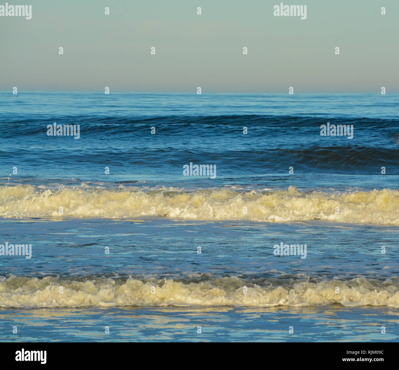 The Atlantic at Jacksonville Beach, Duval County, Florida Stock Photo ...