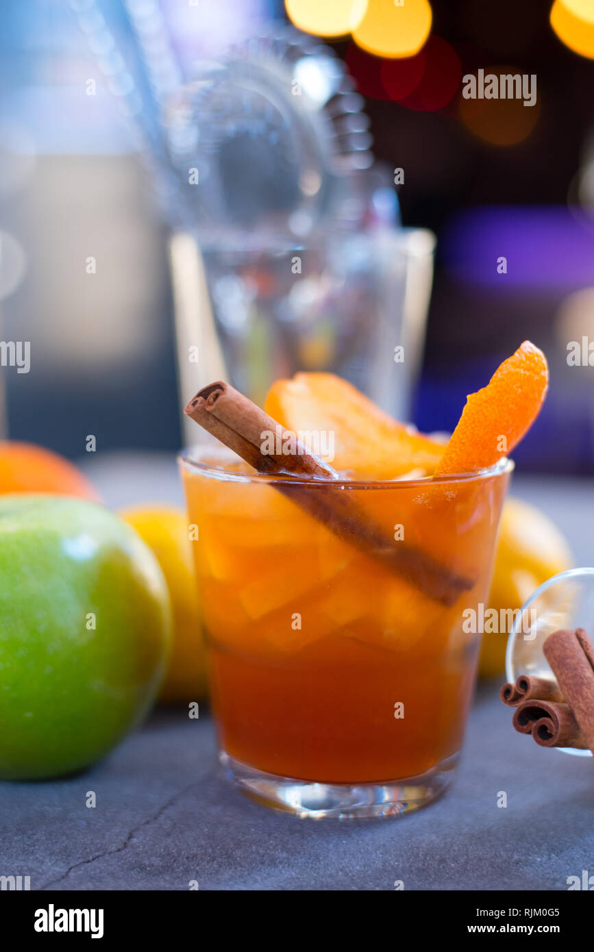 Fancy Hand Crafted Cocktail Stock Photo - Alamy