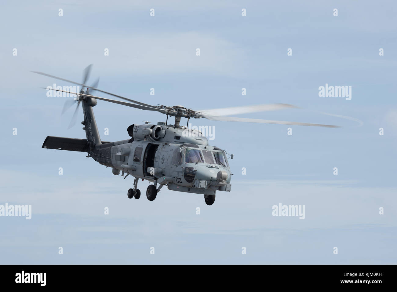 An MH-60R Sea Hawk, assigned to Helicopter Maritime Strike Squadron ...