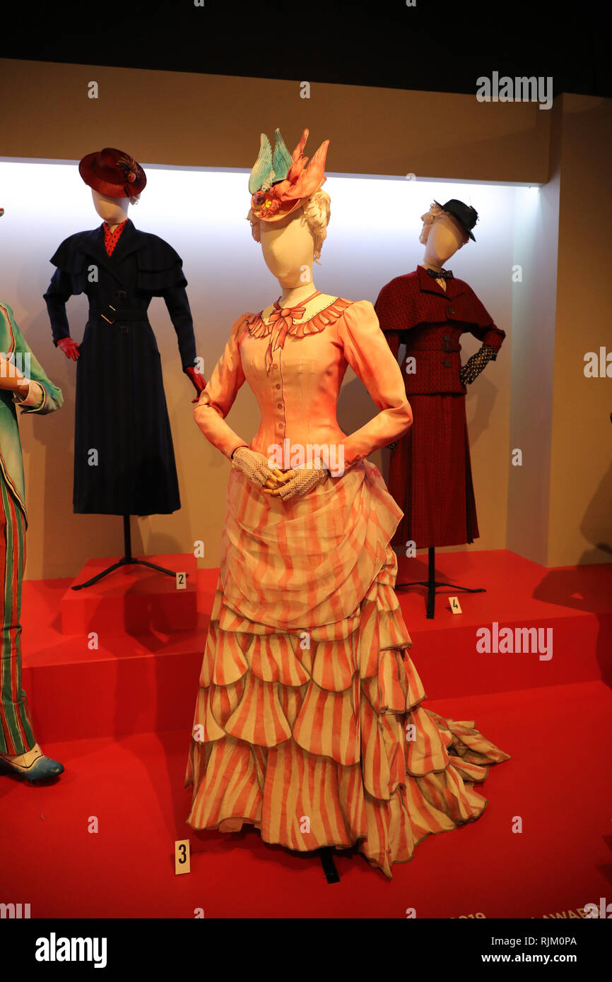 Los Angeles, CA / USA - 2/5/2019: Costumes from 2019 Oscar-nominated ...