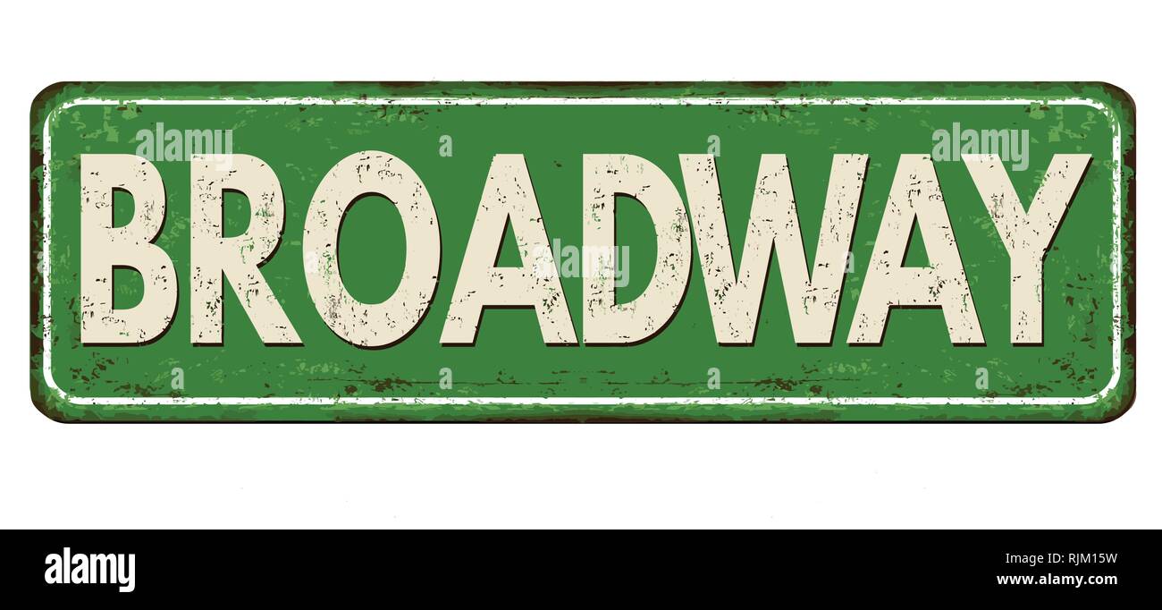 Broadway Street Sign Clip Art