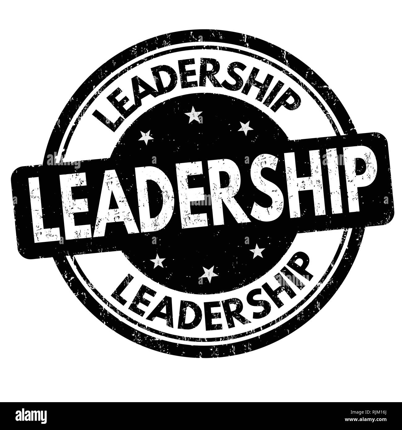 Leadership sign or stamp on white background, vector illustration Stock ...